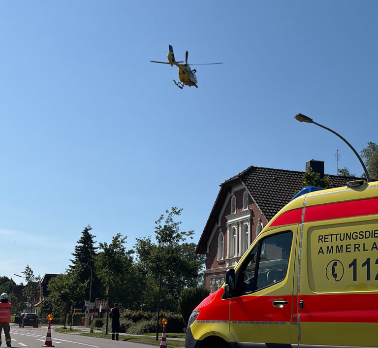 Jade - Einsatz für die Freiwilligen Feuerwehren Jade - Verkehrsunfall ...